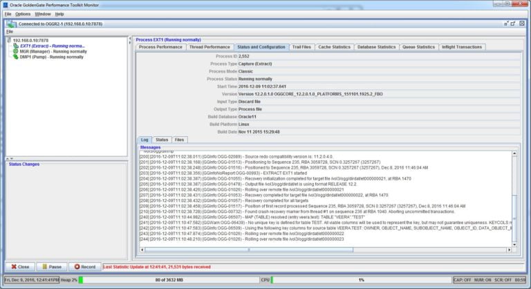 Oracle Goldengate 122 New Feature Performance Toolkit Monitor Oracle Scn