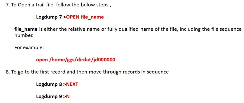 Oracle GoldenGate Logdump - ORACLE-SCN
