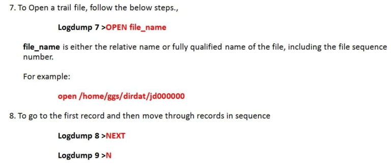 Oracle GoldenGate Logdump - ORACLE-SCN