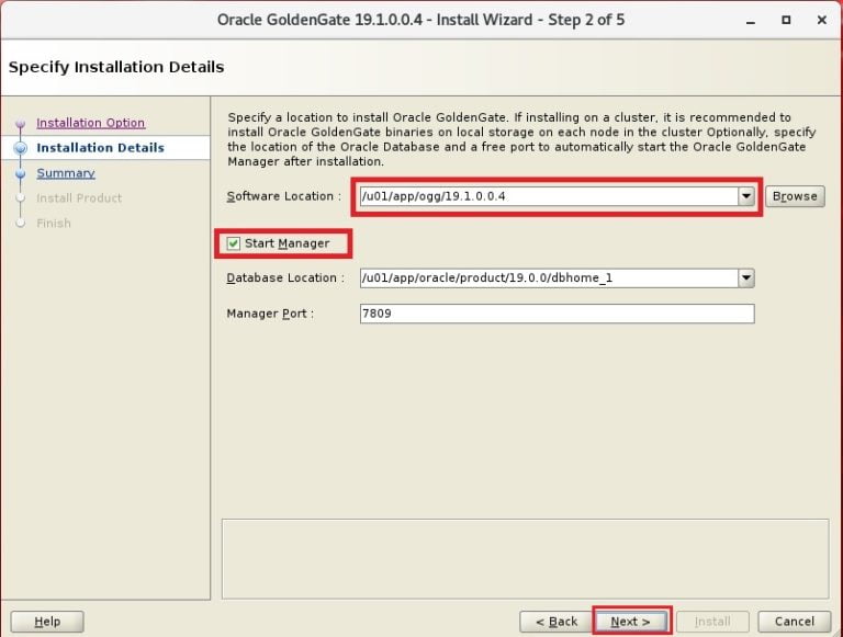 Installation of Oracle GoldenGate 19c for Oracle Database 19c on RHEL 7 ...