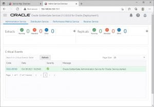 Oracle GoldenGate 21c Microservices - Installation - ORACLE-SCN