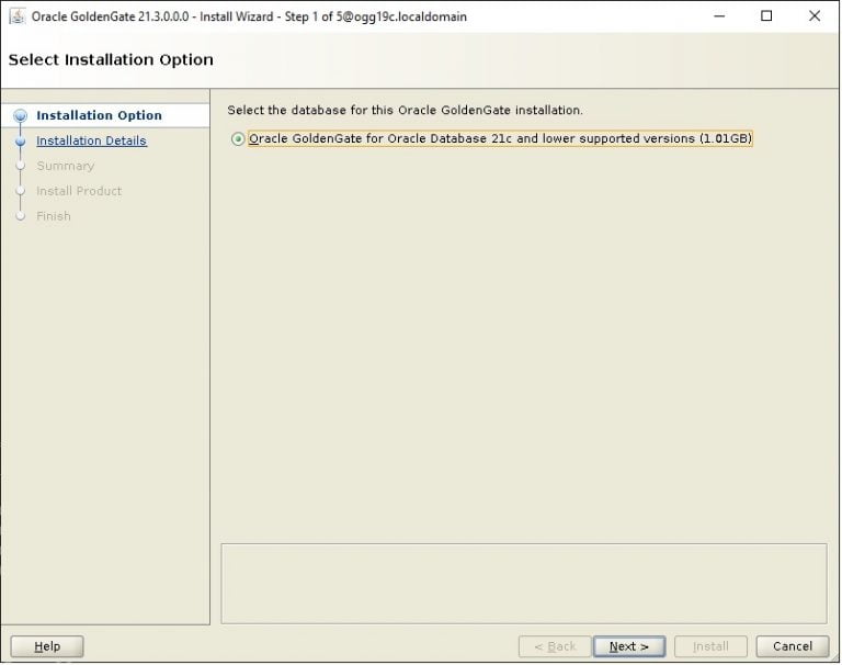 Oracle GoldenGate 21c Microservices - Installation - ORACLE-SCN