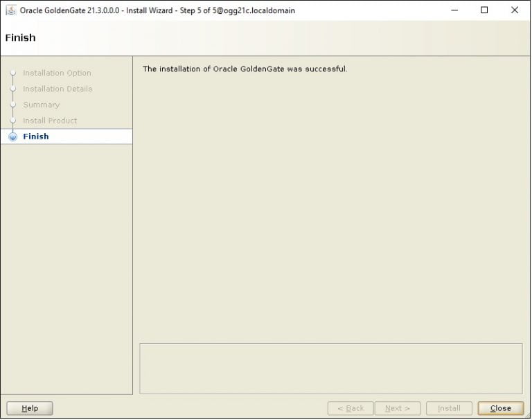 Oracle GoldenGate 21c Microservices - Installation - ORACLE-SCN