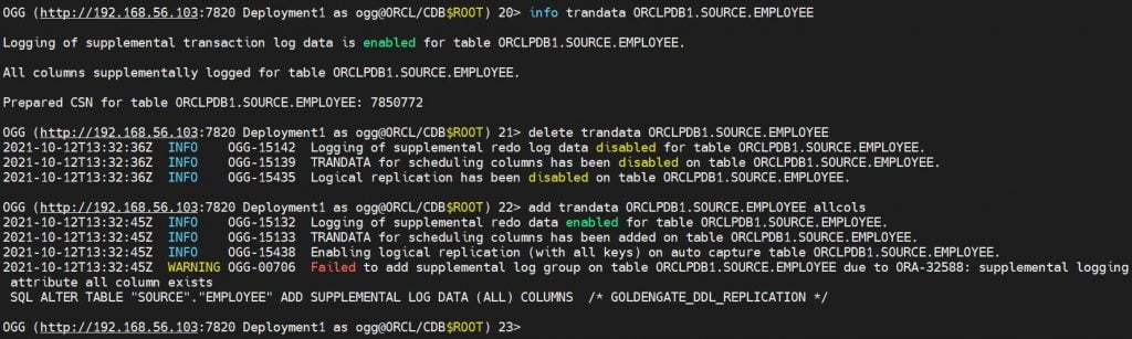 Oracle Goldengate 21c Auto Capture Of Tables Oracle Scn 7649