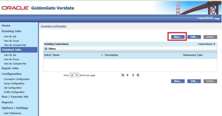 Oracle GoldenGate Veridata - Comparing data between Tables - ORACLE-SCN
