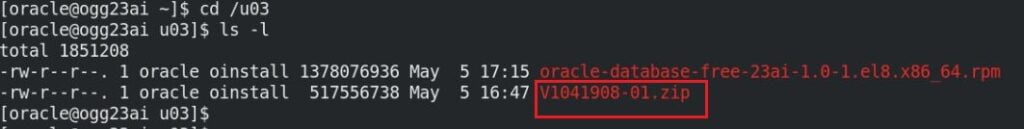 Oracle Goldengate 23ai Microservices Installation Oracle Scn