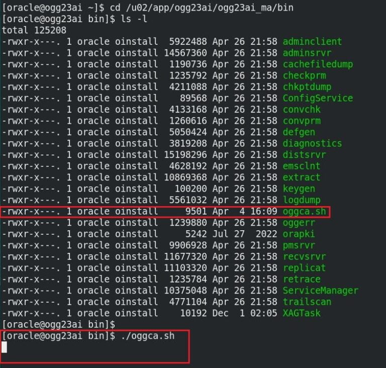 Oracle GoldenGate 23ai Microservices – Installation - ORACLE-SCN