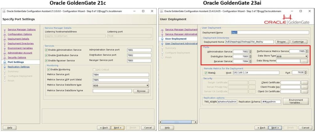 Oracle Goldengate 23ai Microservices Installation Oracle Scn