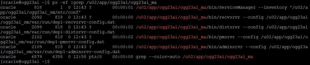 Oracle Goldengate 23ai Microservices Installation Oracle Scn