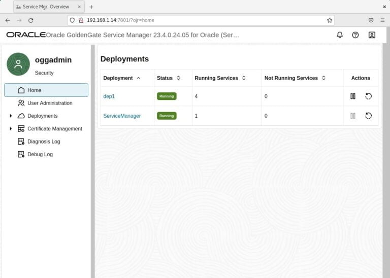 Oracle GoldenGate 23ai Microservices – Installation - ORACLE-SCN