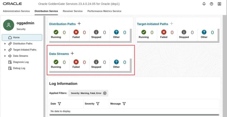 Oracle Goldengate 23ai Microservices Installation Oracle Scn