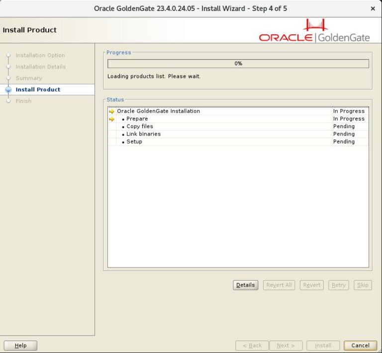 Oracle Goldengate 23ai Microservices Installation Oracle Scn
