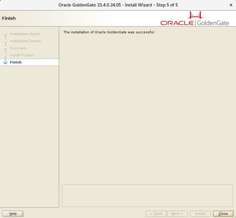 Oracle Goldengate 23ai Microservices Installation Oracle Scn