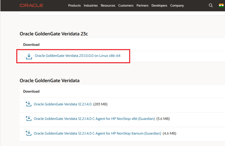 Oracle GoldenGate Veridata 23c Installation - ORACLE-SCN