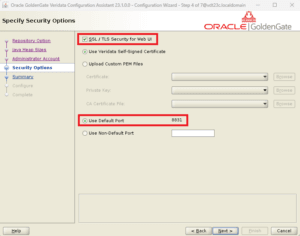 Oracle GoldenGate Veridata 23c Installation - ORACLE-SCN