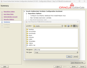 Oracle GoldenGate Veridata 23c Installation - ORACLE-SCN