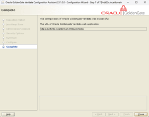 Oracle GoldenGate Veridata 23c Installation - ORACLE-SCN