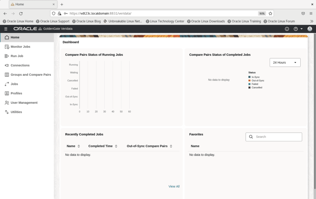 Oracle GoldenGate Veridata 23c Installation - ORACLE-SCN