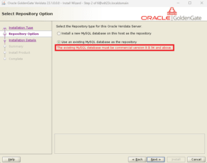 Oracle GoldenGate Veridata 23c Installation - ORACLE-SCN